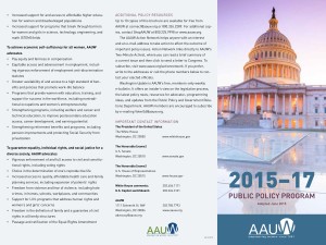 AAUW Public Policy Positions | Asheville (NC) Branch